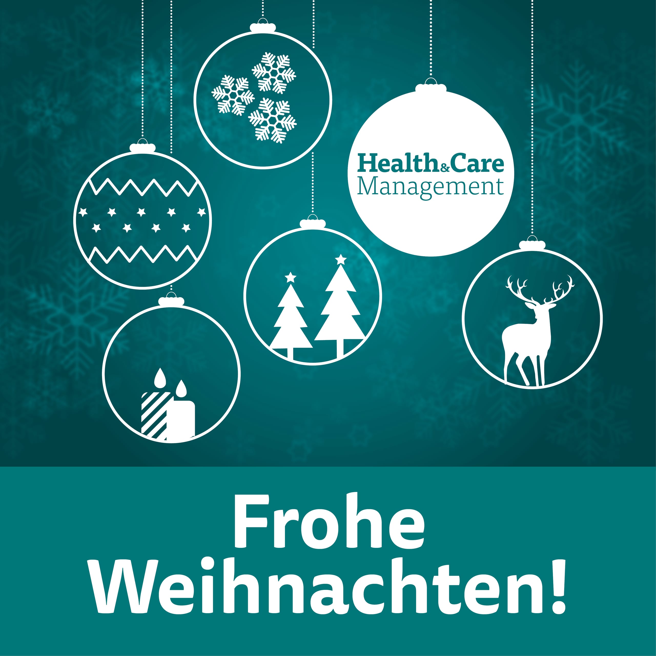 Frohe Weihnachten vom HCM-Team - Health&Care Management