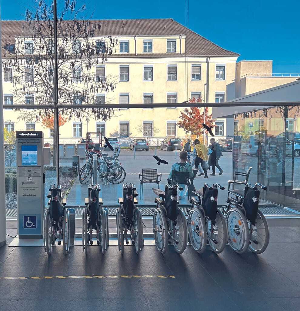Rollstuhl-Sharing für optimierte Logistik - Health&Care Management